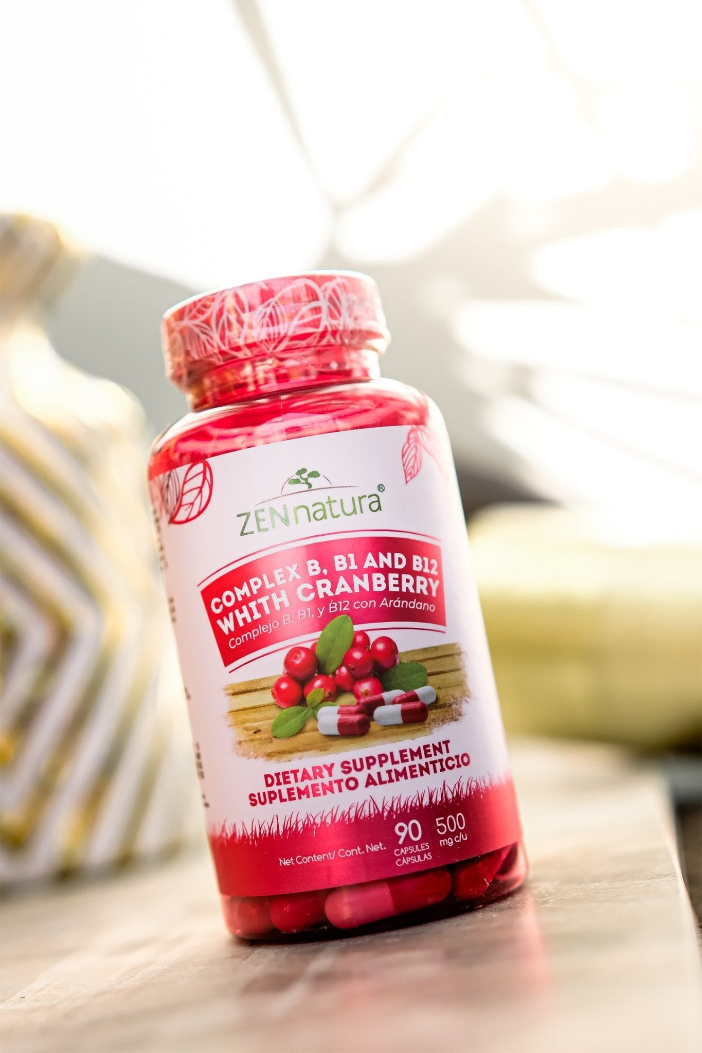 COMPLEJO B CON ARÁNDANOS DE 500MG – ZenNaturaMX