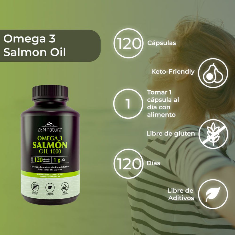 OMEGA 3 SALMON OIL DE 1GR