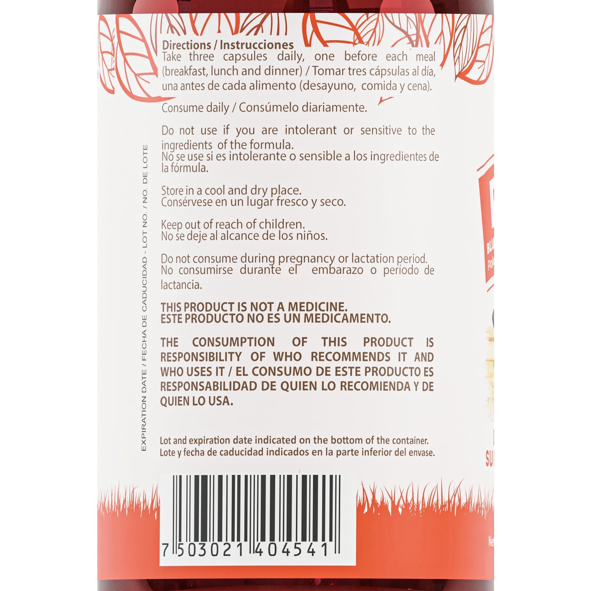 PALO AZUL, COLA DE CABALLO, ZINC Y SELENIO DE 500MG RINICHI